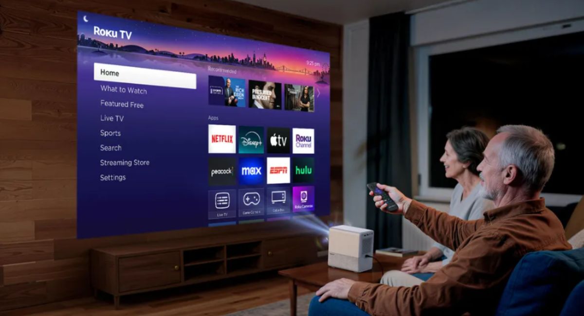 Roku D1 Cube Smart Projector Review 2025 | 150-Inch Screen